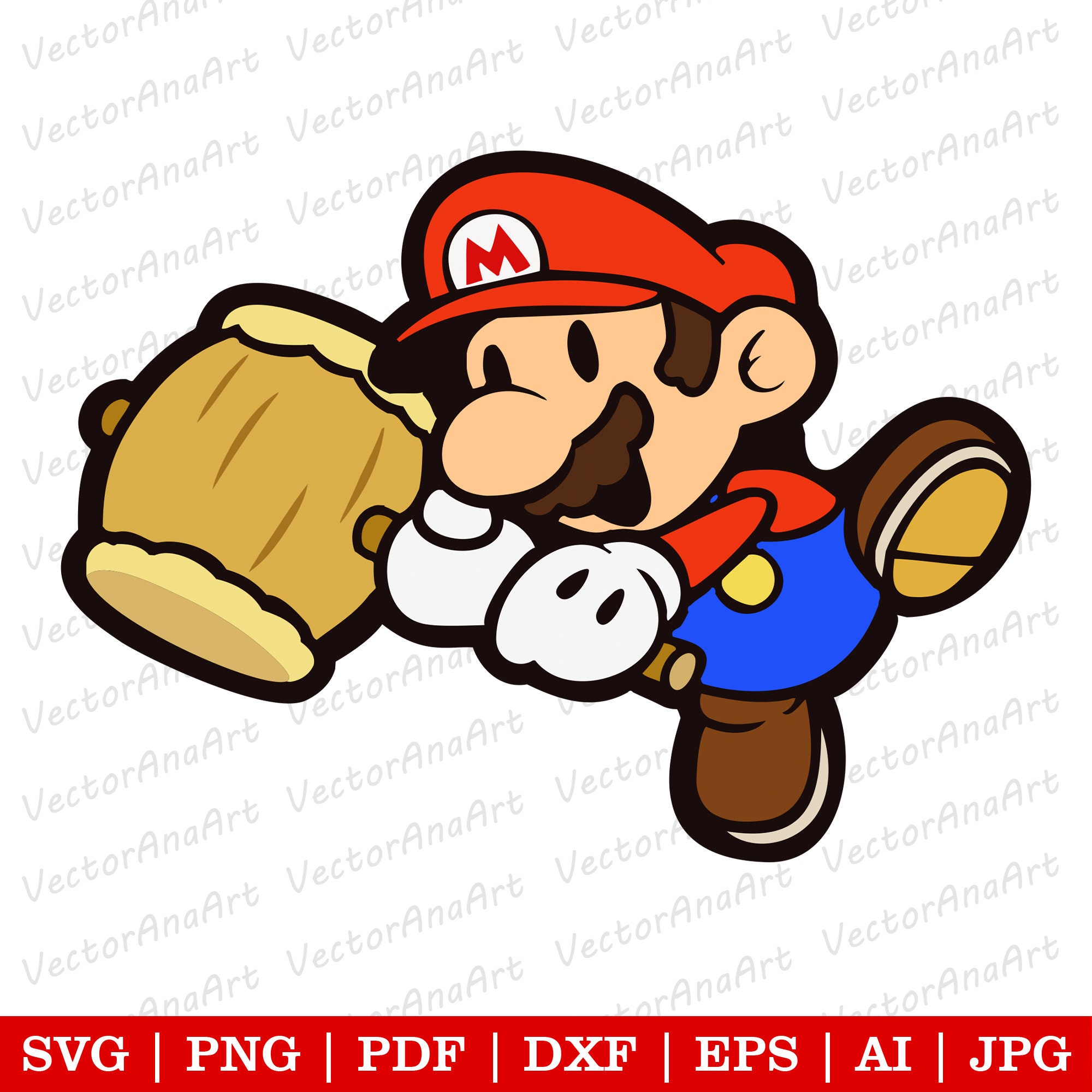 Layered SVG Cricut Cutting File Cartoon Clip Art Image - Etsy