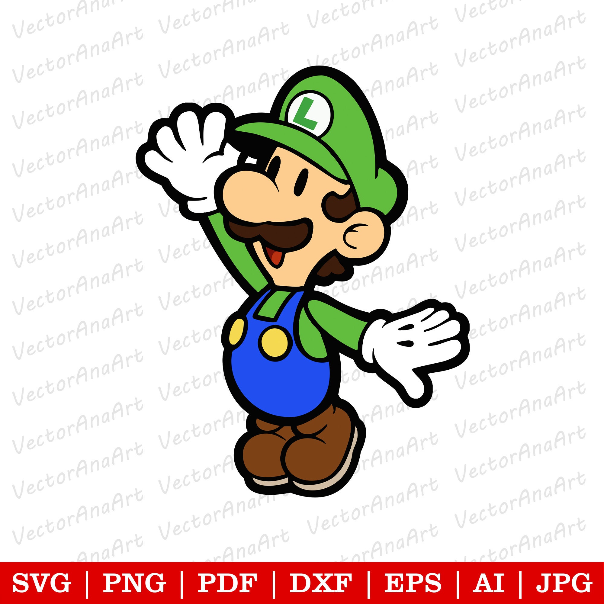 Layered SVG Cricut Cutting File Cartoon Clip Art Image - Etsy