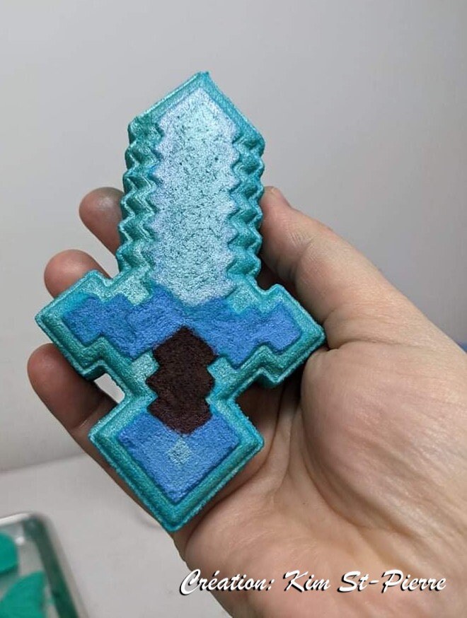 Bath Bomb Mold Minecraft Sword - Etsy