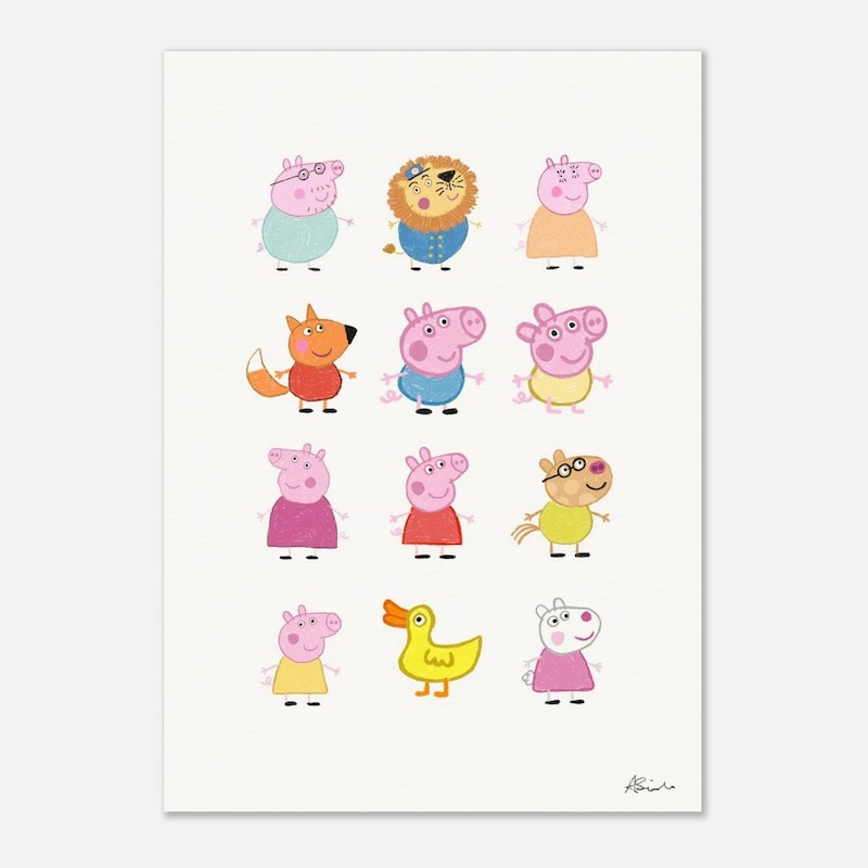 Peppa Pig Posters - Etsy UK