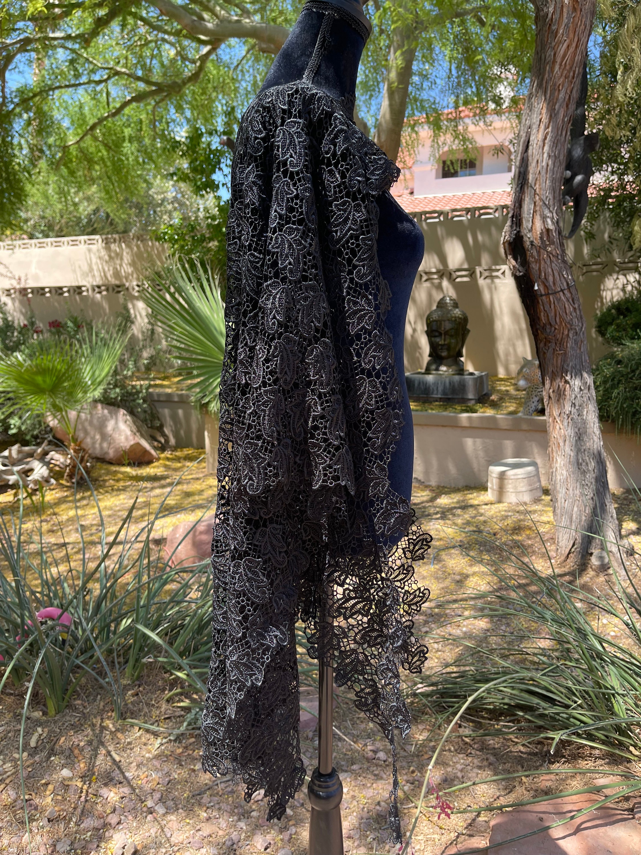 Designer Chic Capelet - Elegant Shoulder Cape - French Lace Cover up ...