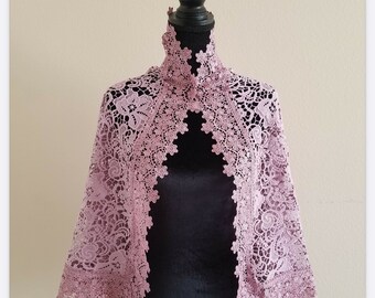 Purple Lace Bolero - Etsy