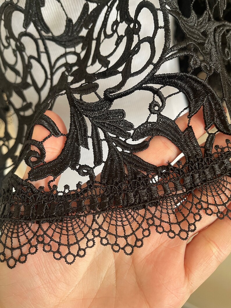 Designer Lace Capelet - Elegant Shoulder Cape - French Lace Cover up ...