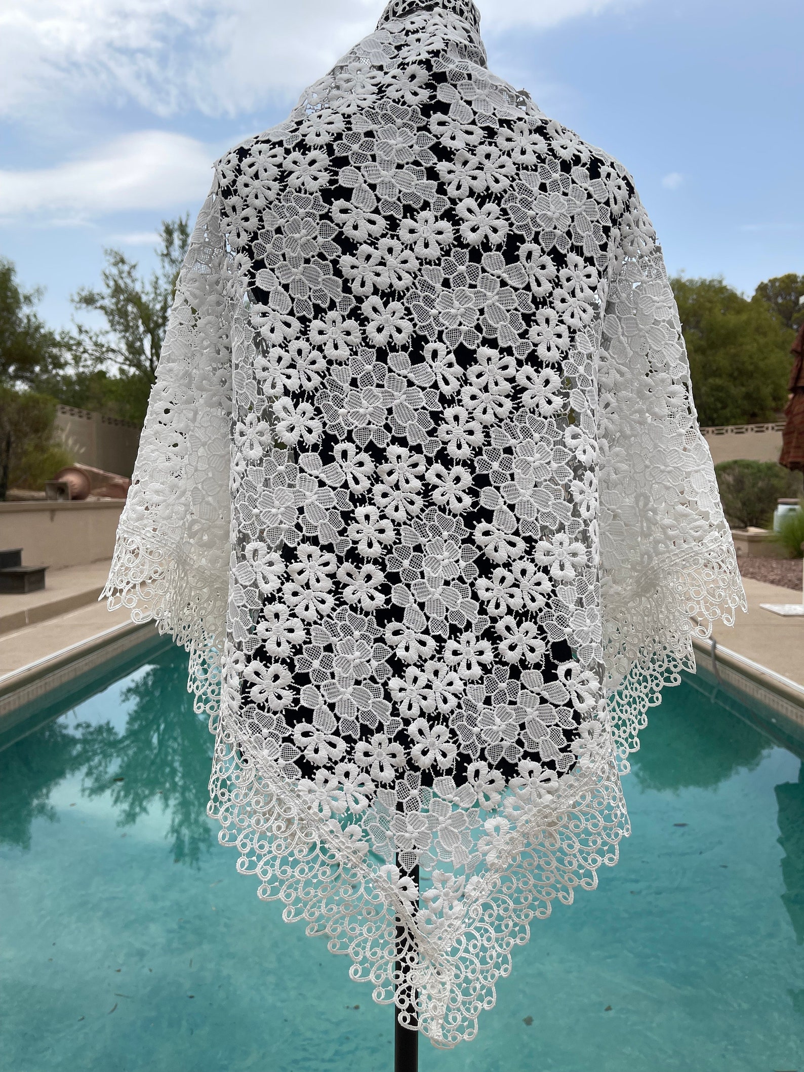 Women Lace Shawl Ladies Summer Wrap Summer Shoulder Cape - Etsy