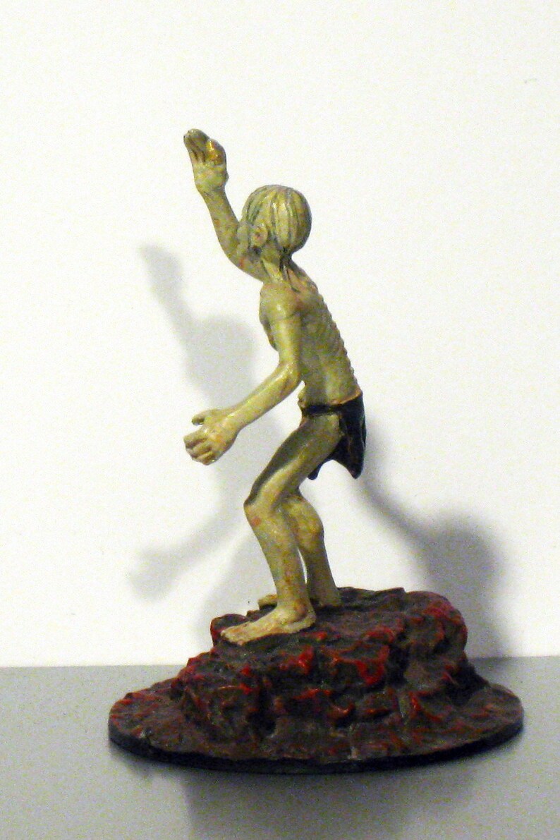 Lord of the Rings Gollum at Mount Doom Collectible Metal - Etsy Australia