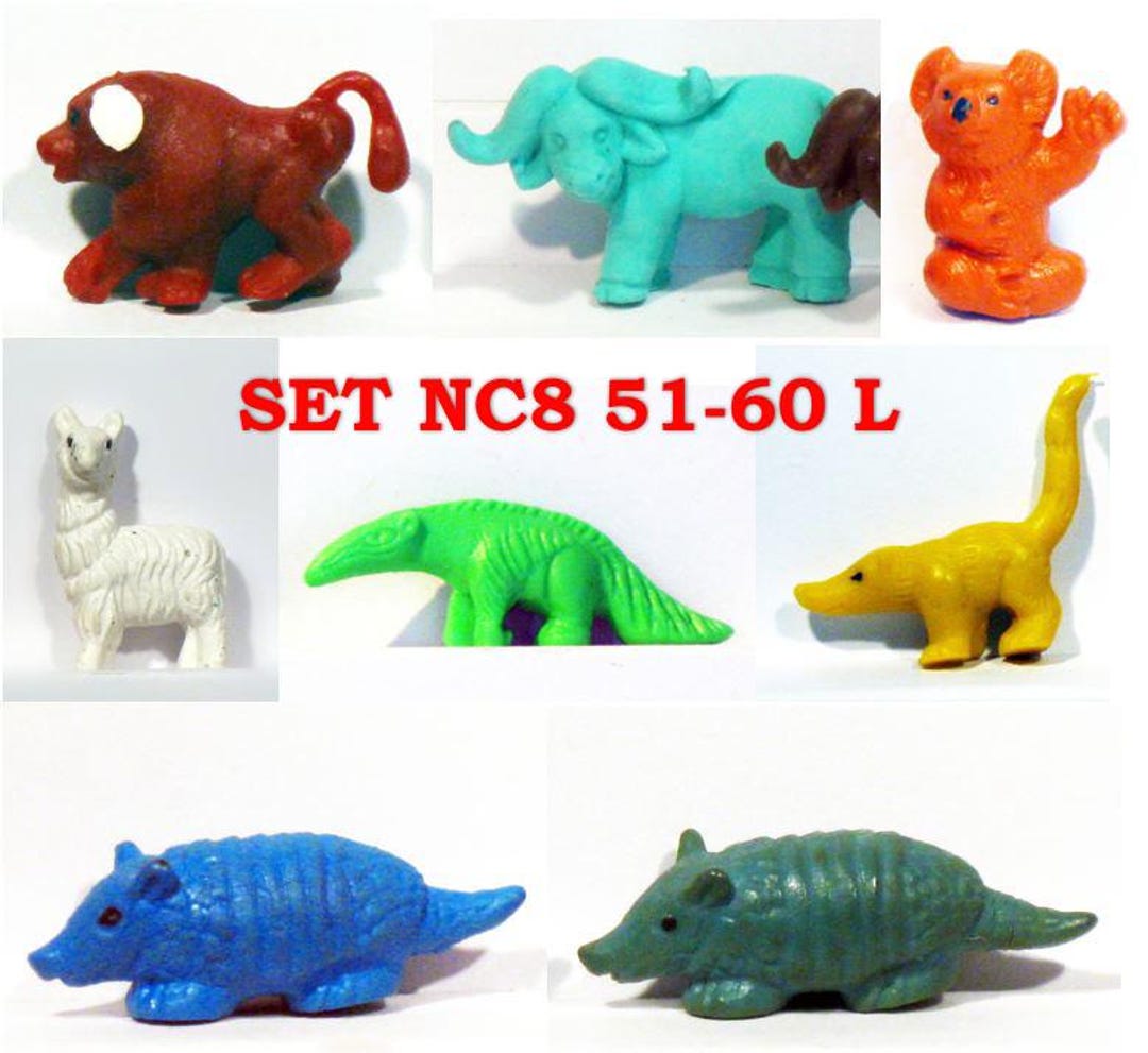 Schleich Minis Animals Kleintiere Mix Set (L) NC8 51-60 Mix of Vintage ...