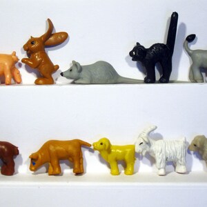 Schleich Mini Animals Mini Tiere Complete Set 61-70 H Farm Animals Out ...