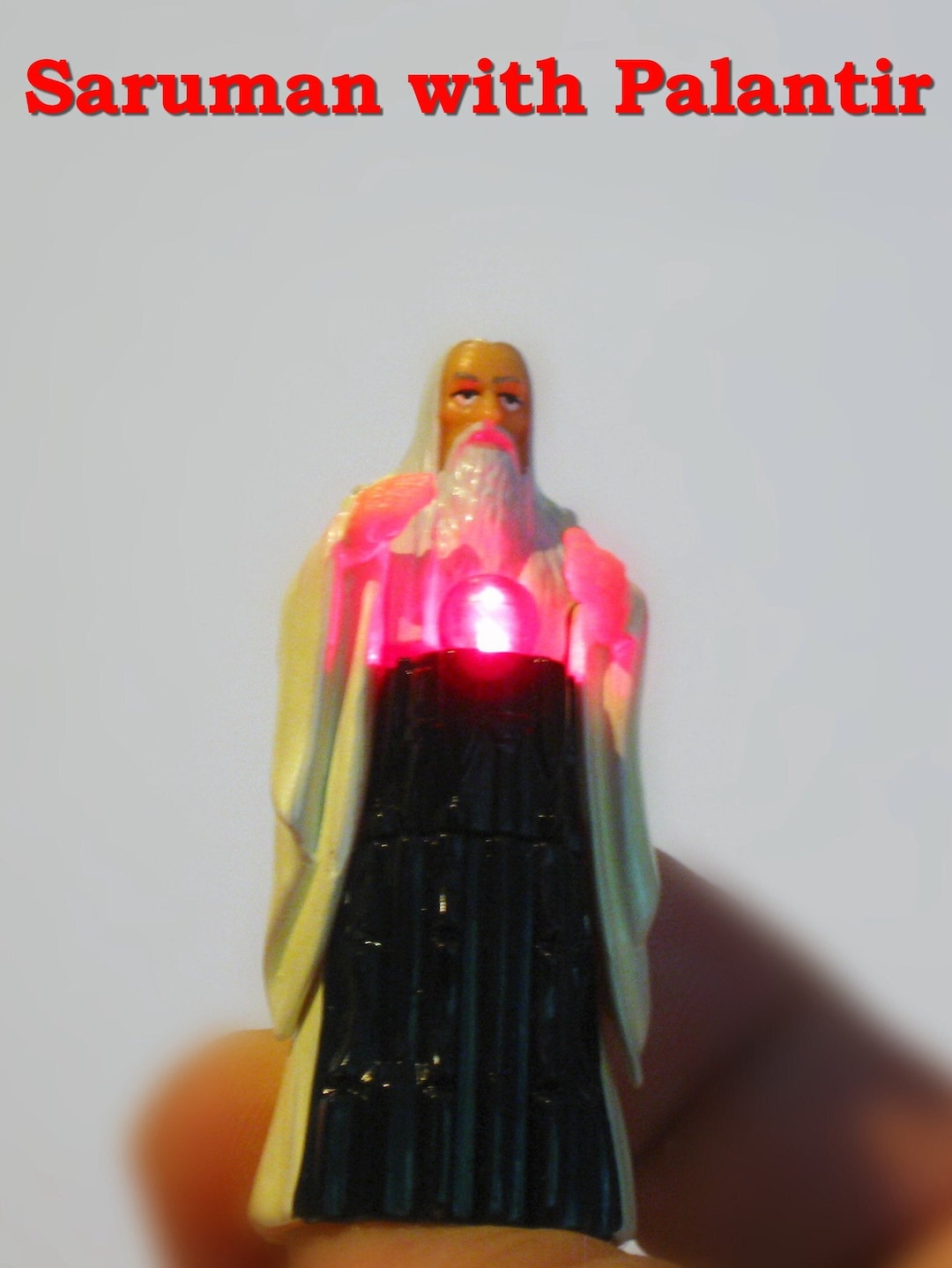 Lord of the Rings Saruman With LED Illuminated Palantir - Etsy