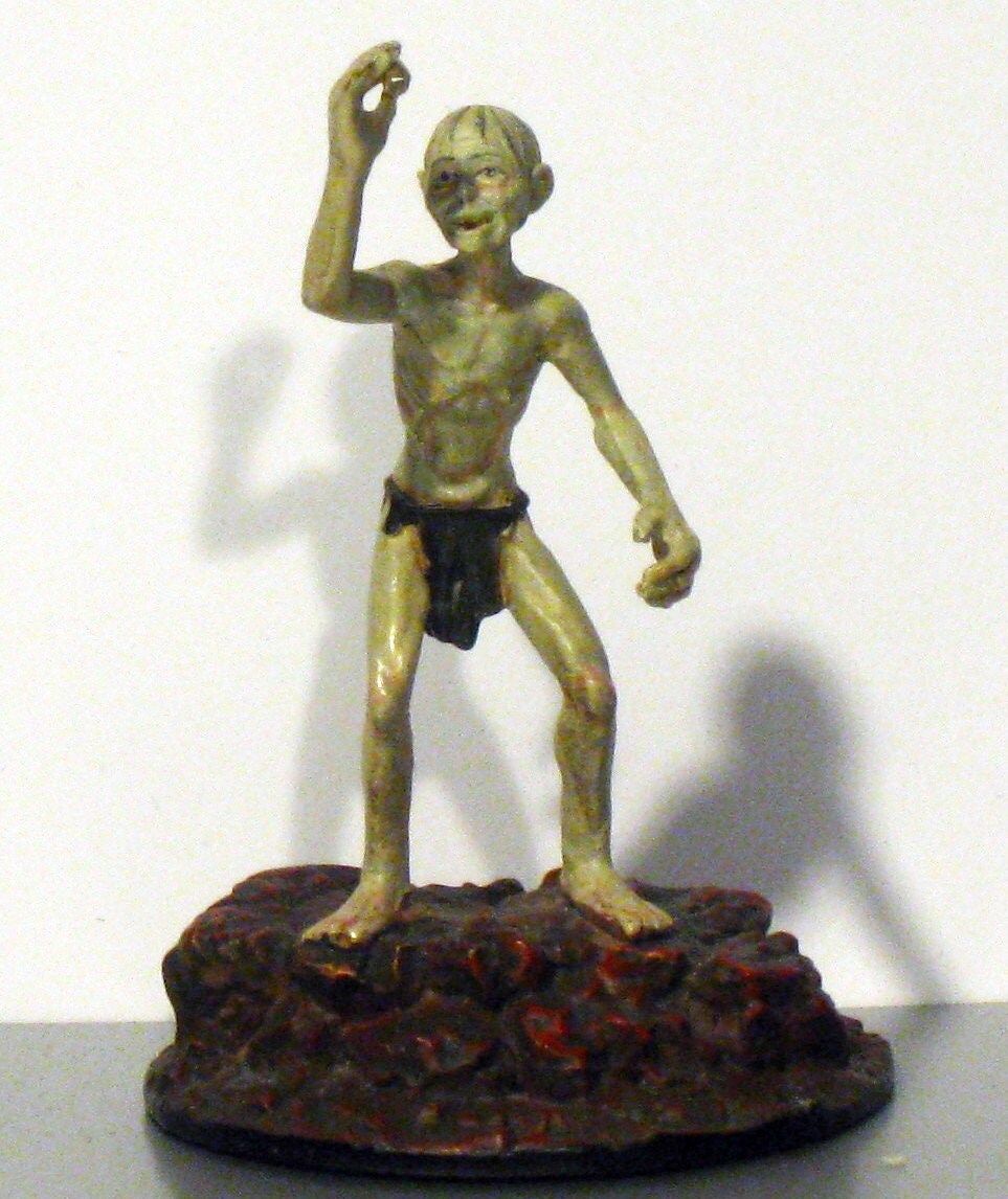 Lord of the Rings Gollum at Mount Doom Collectible Metal - Etsy Australia