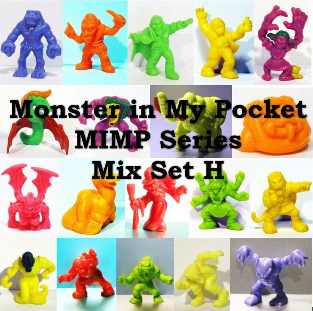 Monster in My Pocket Mix Set H Boglin and MIMP Mix of Series 1, 2, 4 ...