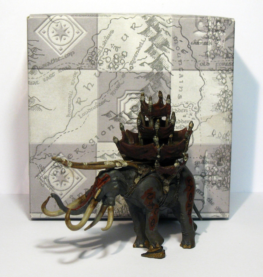 Lord of the Rings Mumakil War Mumak Metal Collectible - Etsy