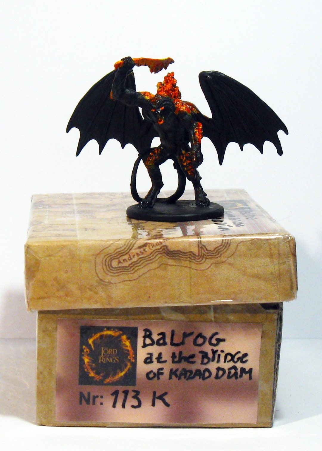 Lord of the Rings Balrog at the Bridge of Kazad Dûm Verzamelbare ...