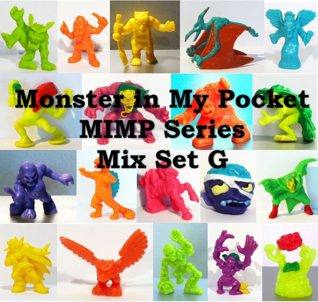 Monster in My Pocket Mix Set G MIMP Mix of Series 1, 2, 4 and 6 - Etsy