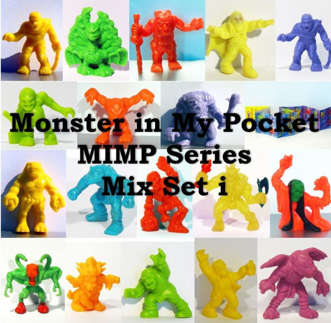 Monster in My Pocket Mix Set i MIMP Mix of Series 1, 2 and 4 - Etsy