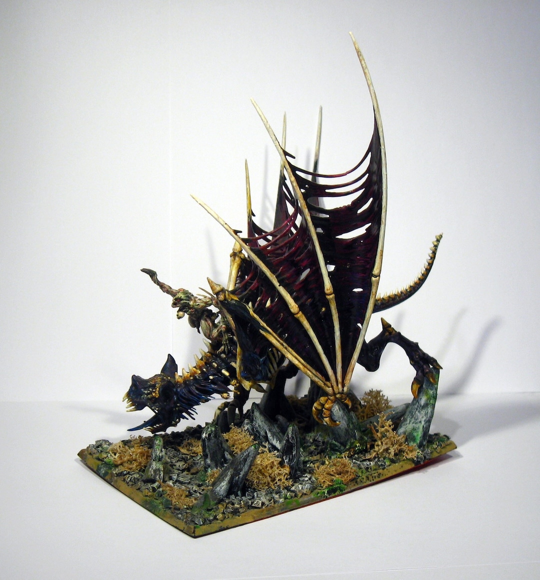 Undead Ghoul King on Terrorgheist Vampire Counts zombie Dragon ...
