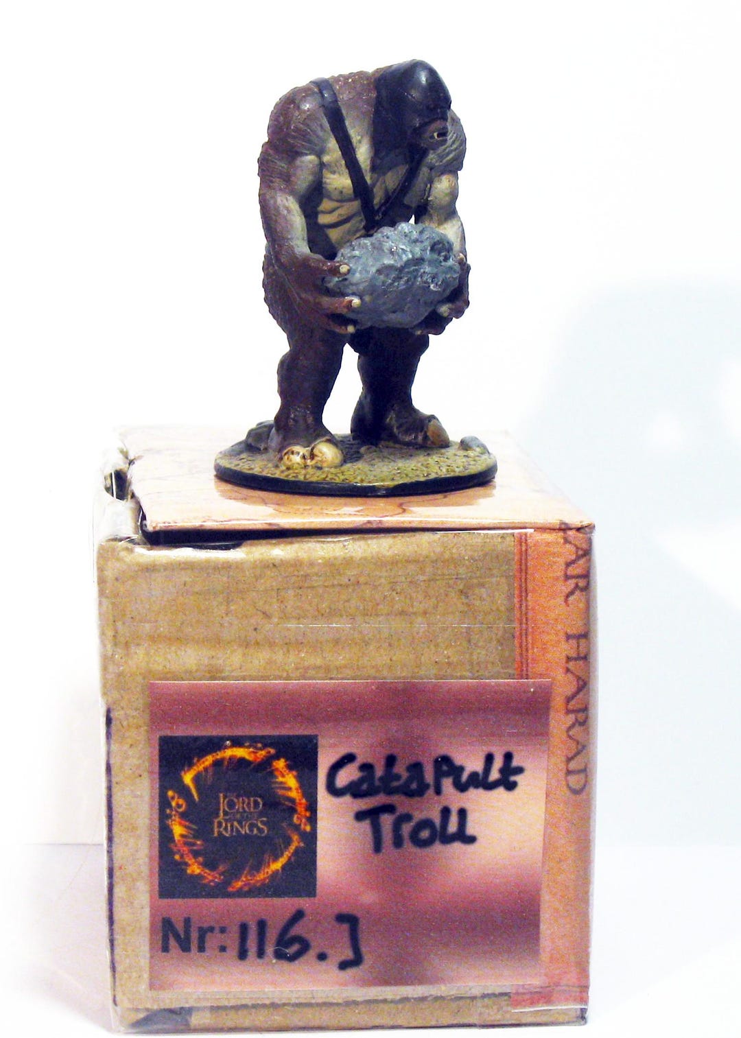Lord of the Rings Catapult Troll Miniature - Eaglemoss Collectible #116 ...