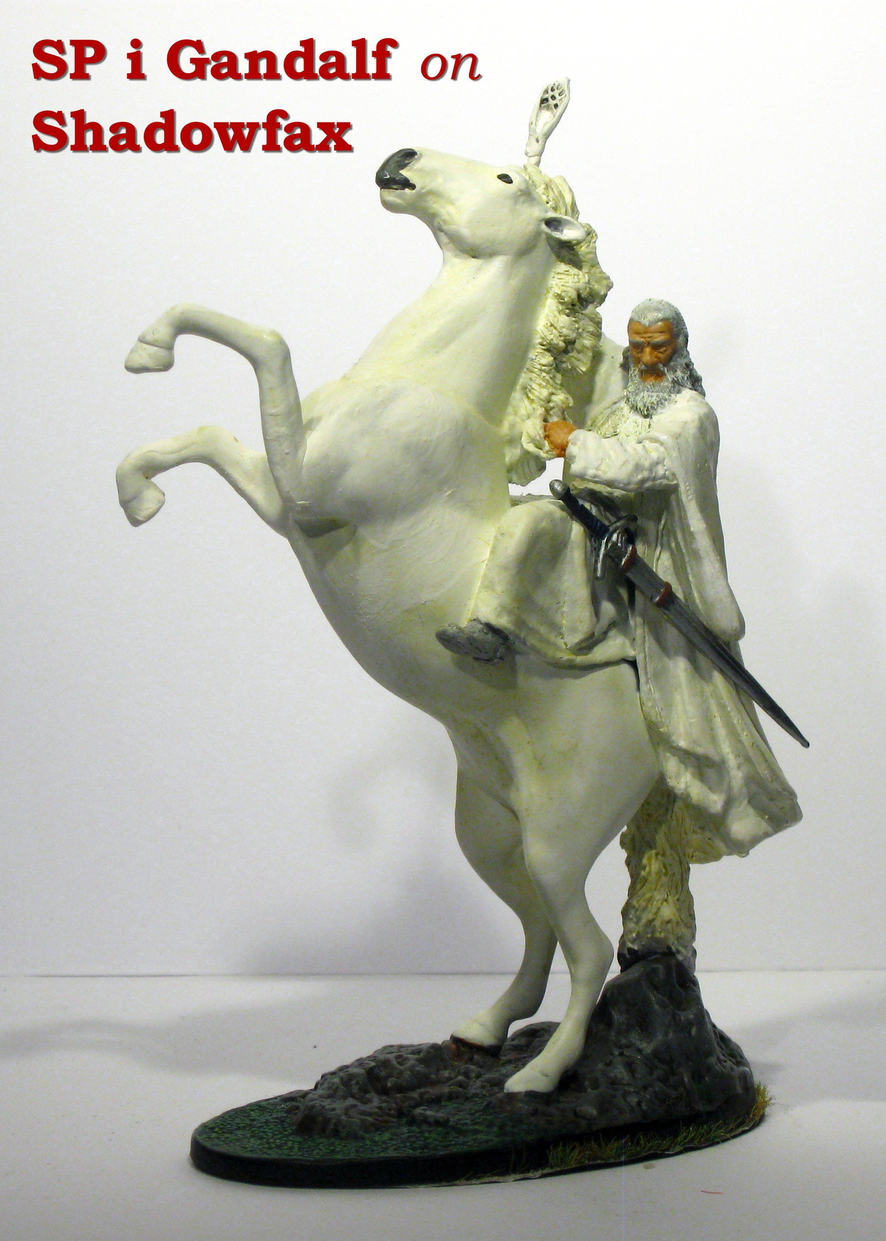 Lord of the Rings Gandalf the White on Shadowfax Limited - Etsy Canada