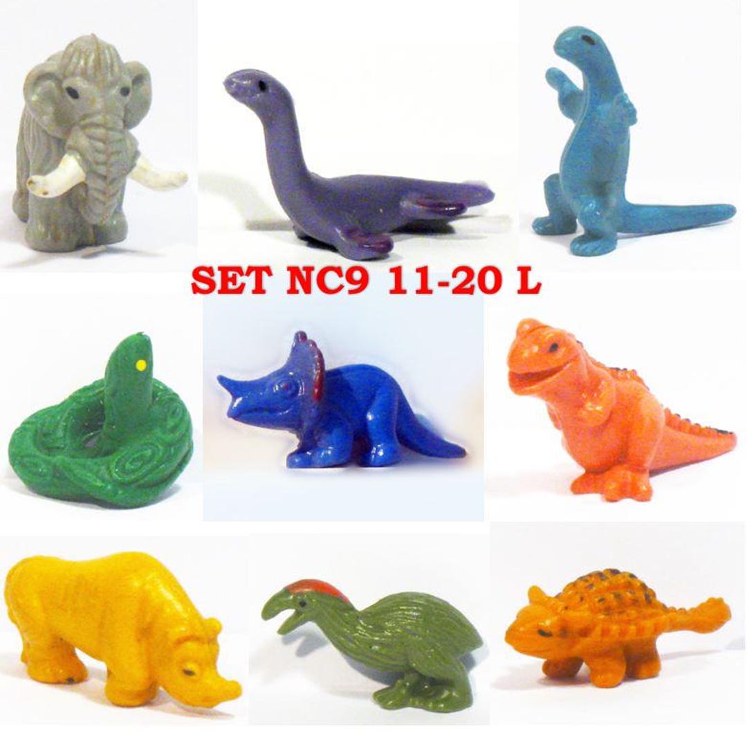 Schleich Mini Dinosaurs Animals Kleintiere Set (L) NC9 11-20 -vintage ...