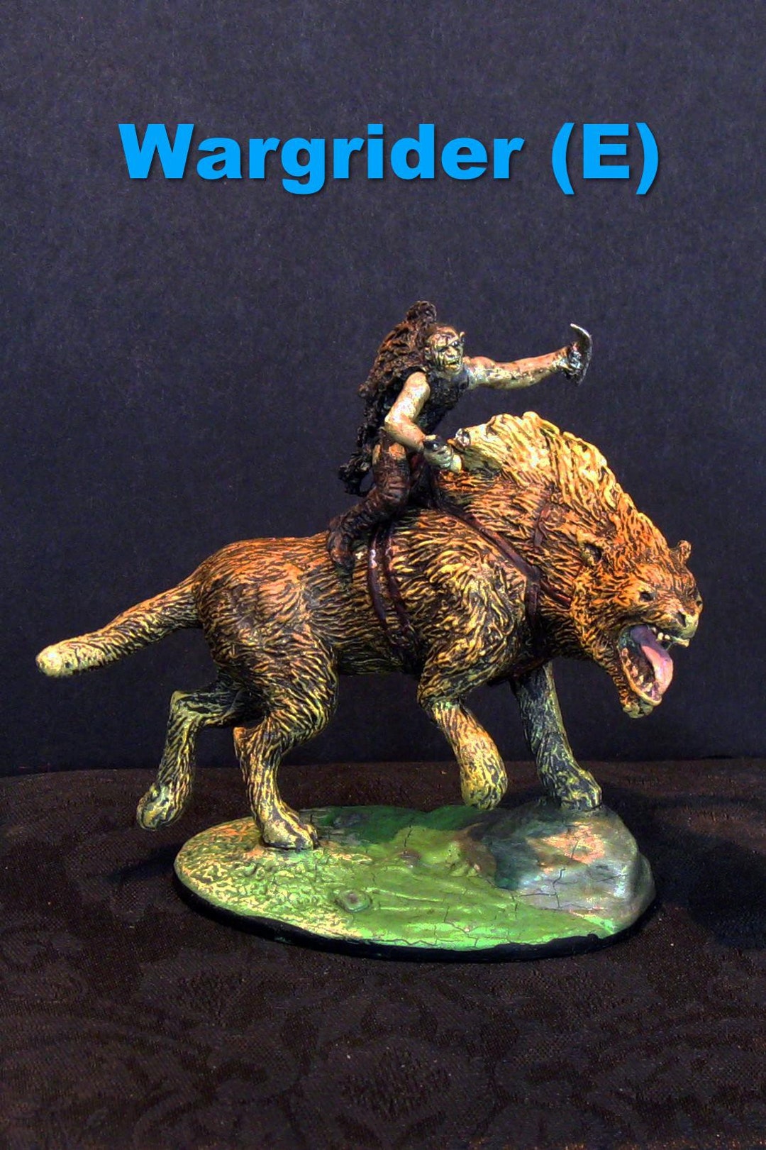 Lord of the Rings Warg & Wargrider Collectible Metal Miniature ...