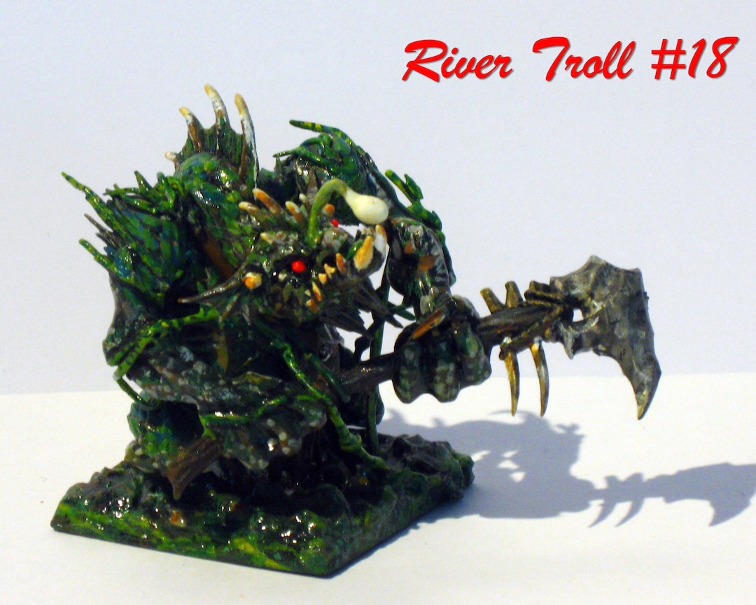 River Troll Troggoth 18 Warhammer Fantasy Miniature Games Workshop ...