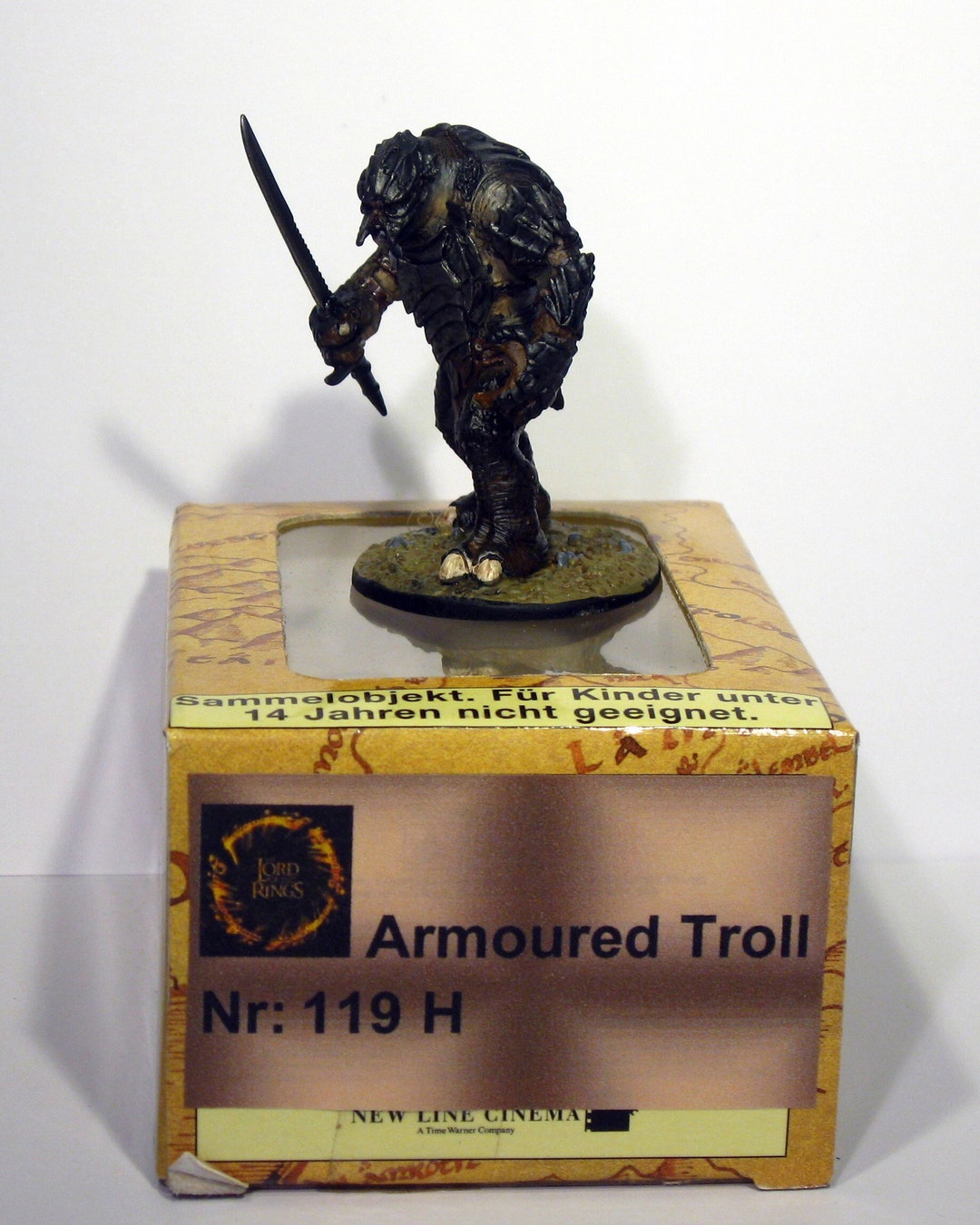 Lord of the Rings Armoured Troll Metal Verzamelbare Miniatuur Eaglemoss ...