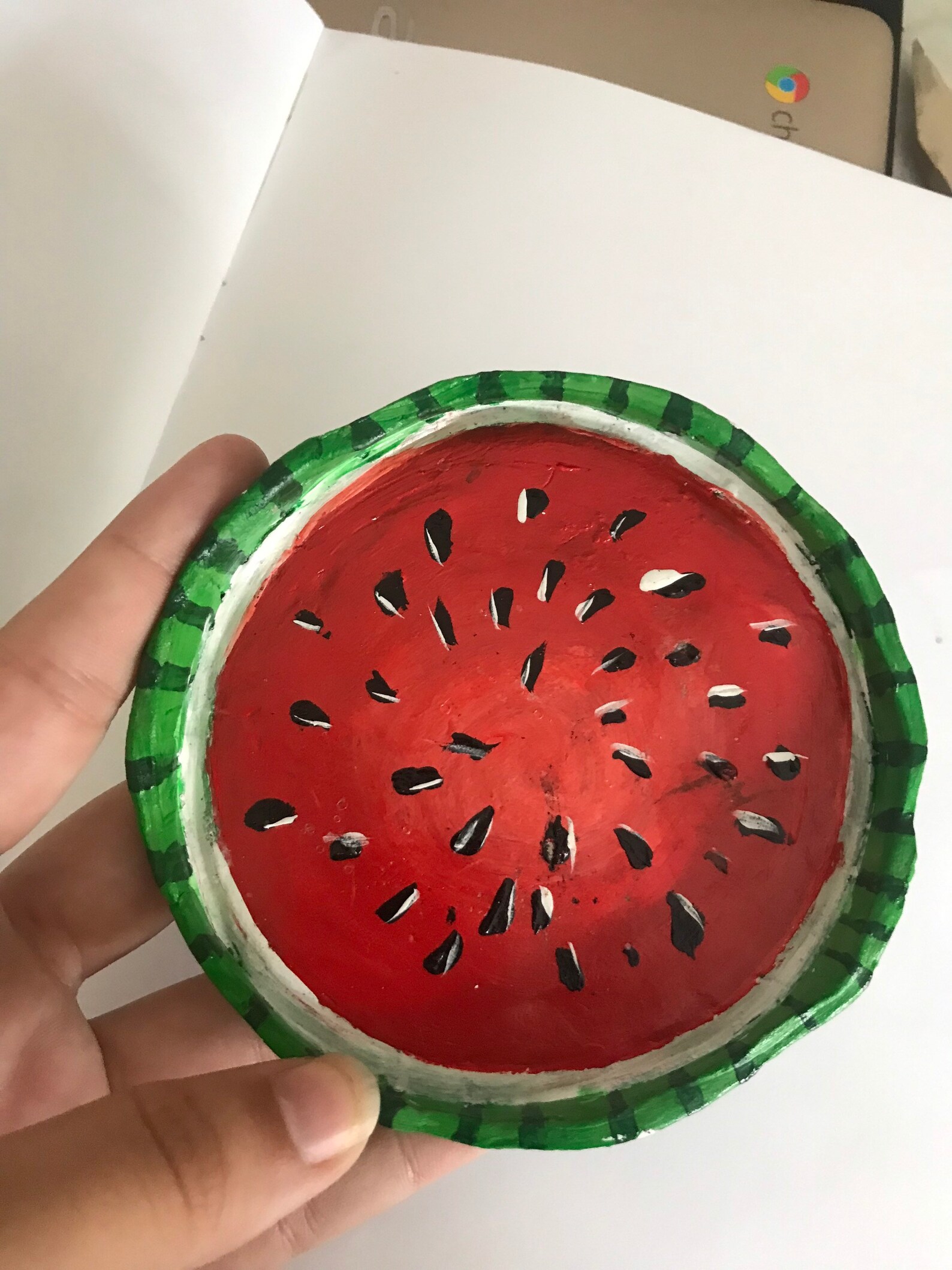 Watermelon Clay Jewellery Dish Handmade - Etsy