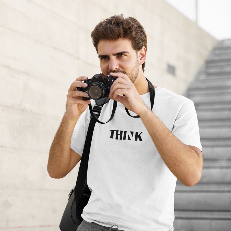 THINK / Think Big / Creative Thinking / Think Smart / Smart Tshirt - Etsy