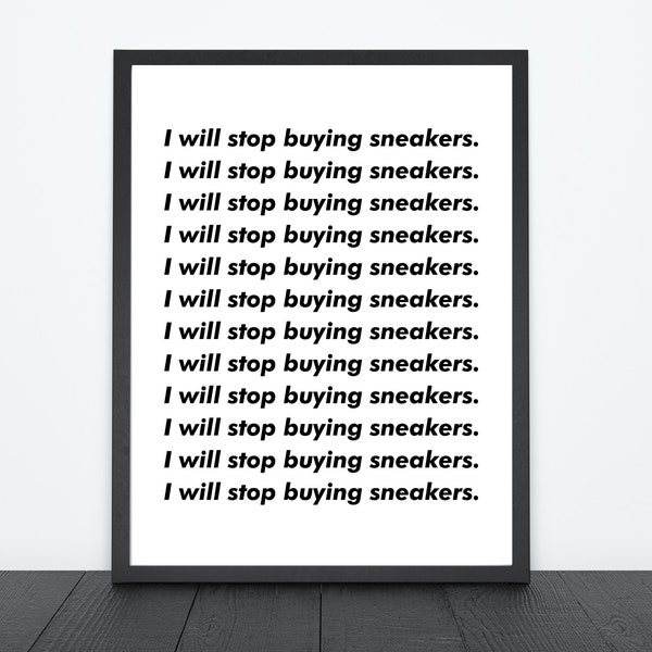 Printable Sneaker Birthday Card, Digital Card, Ecard, Instant Download ...