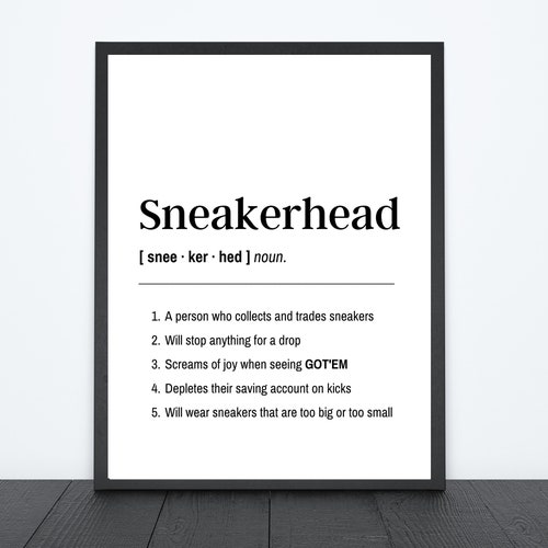 Bred Definition Digital Sneaker Art Print Printable Instant - Etsy