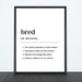 Bred Definition Digital Sneaker Art Print, Printable, Instant Download ...