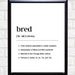 Bred Definition Digital Sneaker Art Print, Printable, Instant Download ...