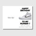 Printable Sneaker Birthday Card, Digital Card, Ecard, Instant Download ...