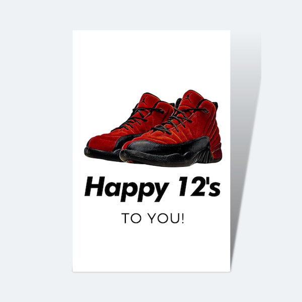 Sneakerhead Birthday Cards - Etsy Canada