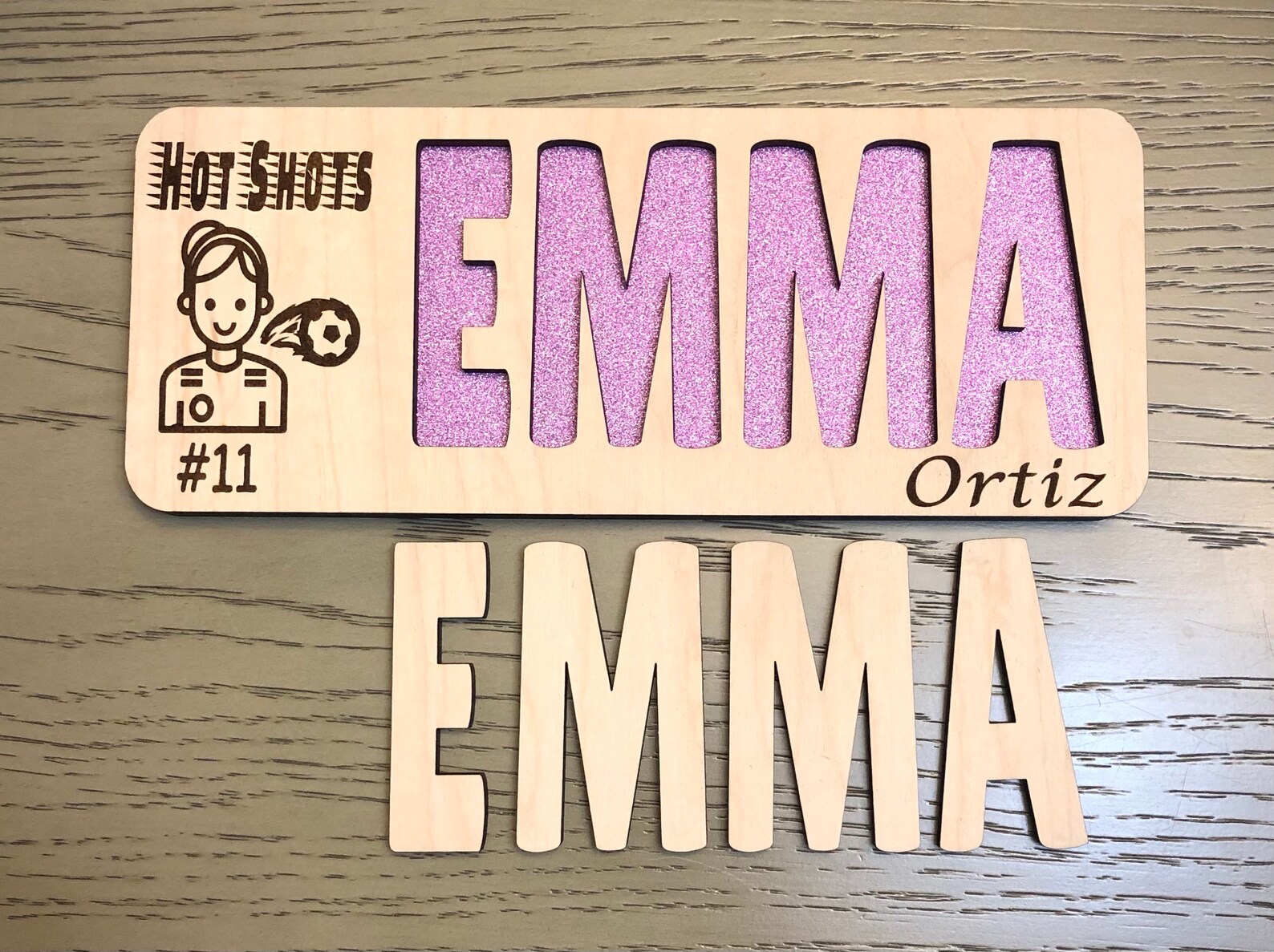 Name Puzzle Template SVG for Glowforge | Etsy