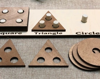 DIGITAL FILE Shape Puzzle, Laser Cut File SVG, Beamo File, Glowforge ...