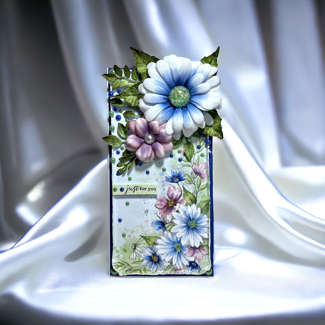 Handmade Ladies Birthday Card, Luxury Floral Womens Greetings Card ...