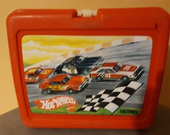 1998 Mattel Hot Wheels Metal Lunch Box With Thermos Twin Mill - Etsy