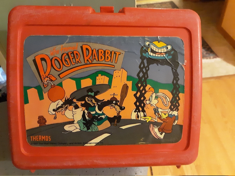 Vintage ROGER RABBIT Lunch Box - Etsy