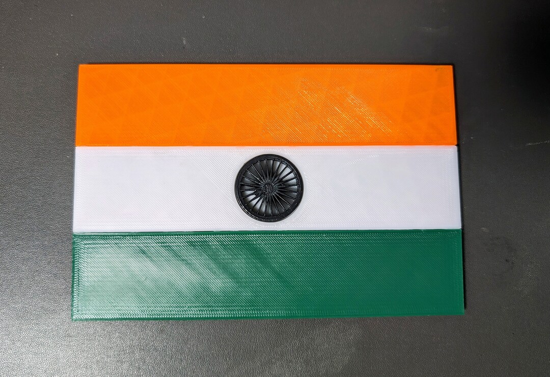 3D Printed Indian Flag India Flag - Etsy