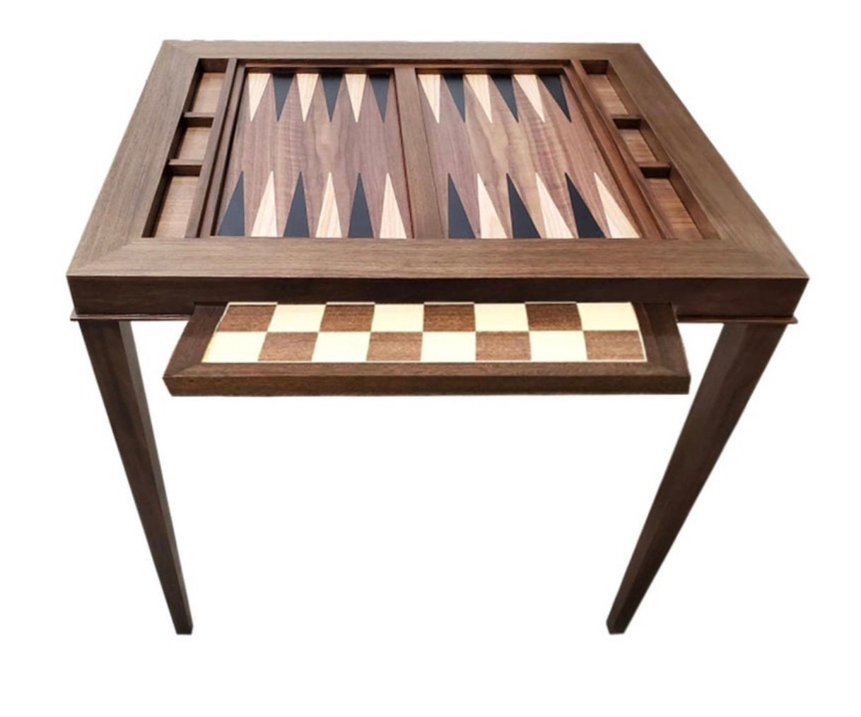 Custom Backgammon and Chess Table - Etsy
