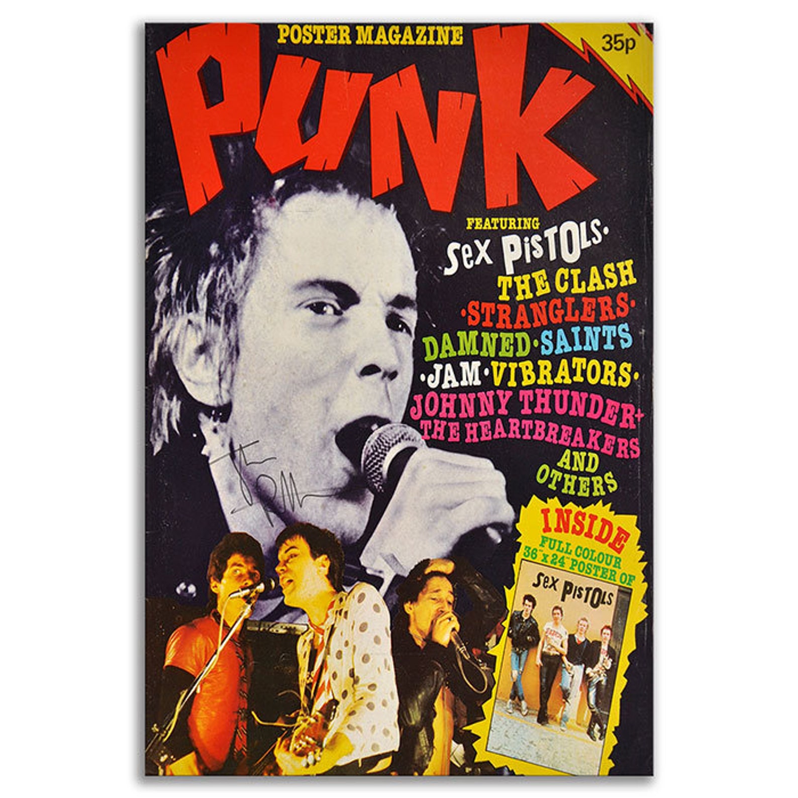 Punk Poster Magazine Sex Pistols The Clash Stranglers Damned Etsy