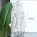 Wavy Textured Ribbed Glass Vase Clear & Black Vases for Flowers Thick ...