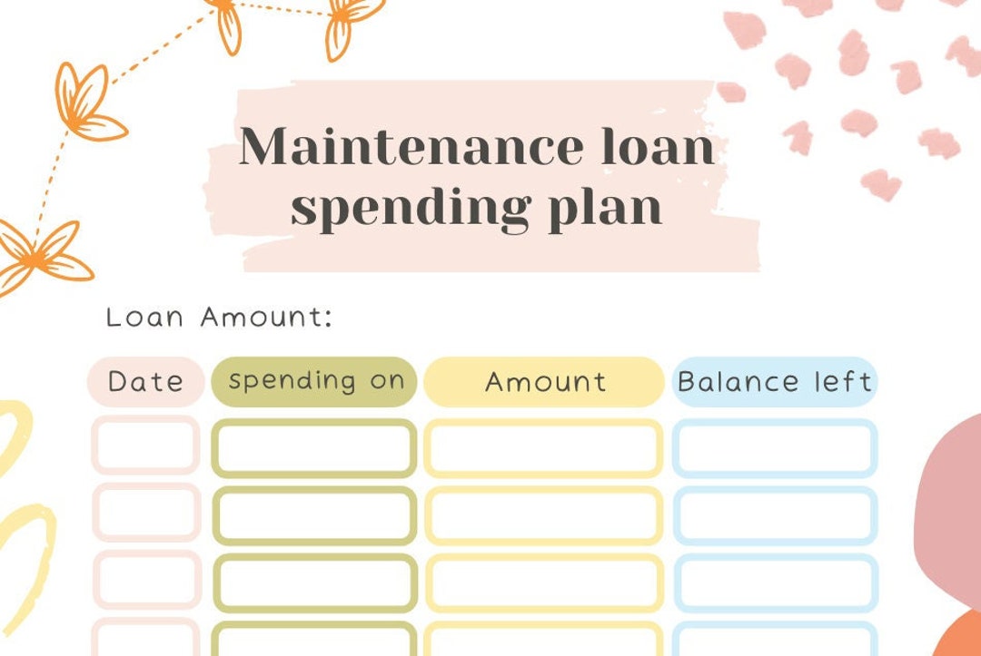 Student Finance, Maintenance Loan Tracker. Keep Track of How You Spend ...