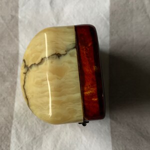 Vintage Italian Marble Effect Bakelite Jewel Box - Etsy