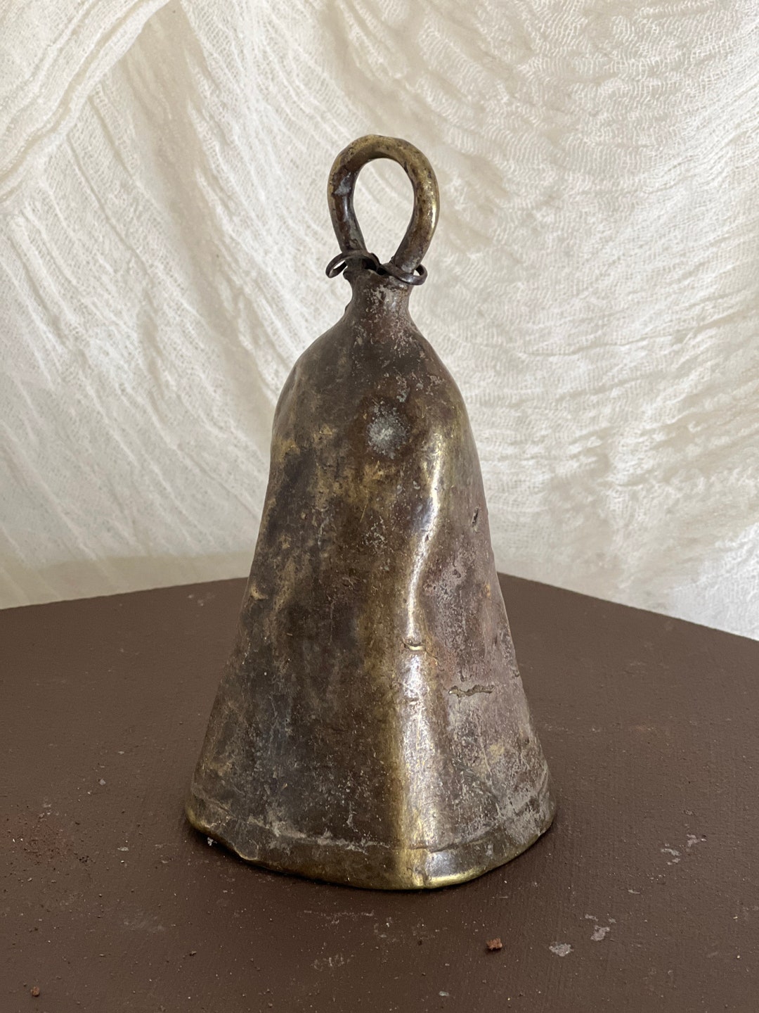 Vintage African Brass Bell - Etsy