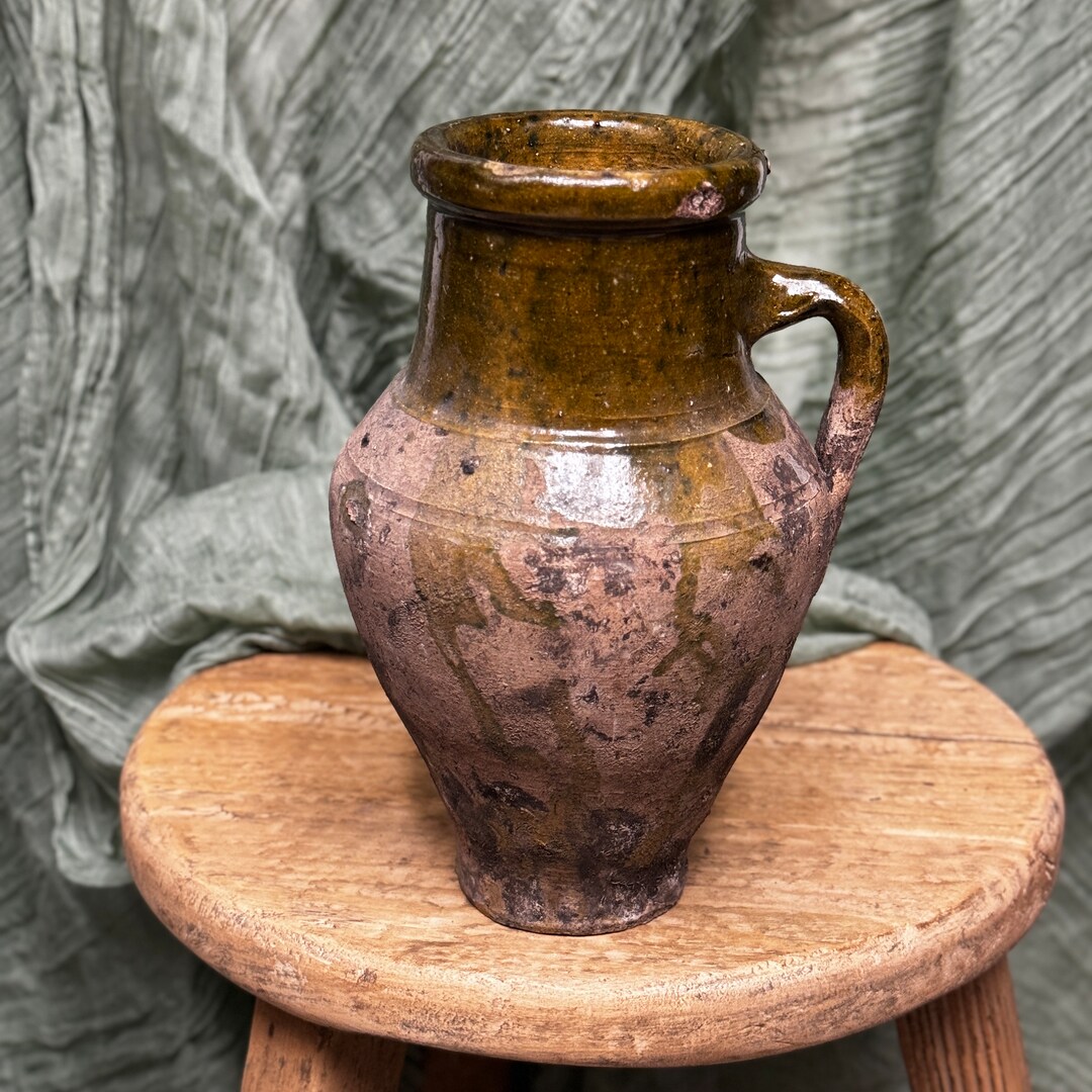 Vintage Small Olive Jug - Etsy