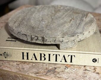 Primitive Wood Round Table Riser Candle Holder Color Choices Home Decor ...