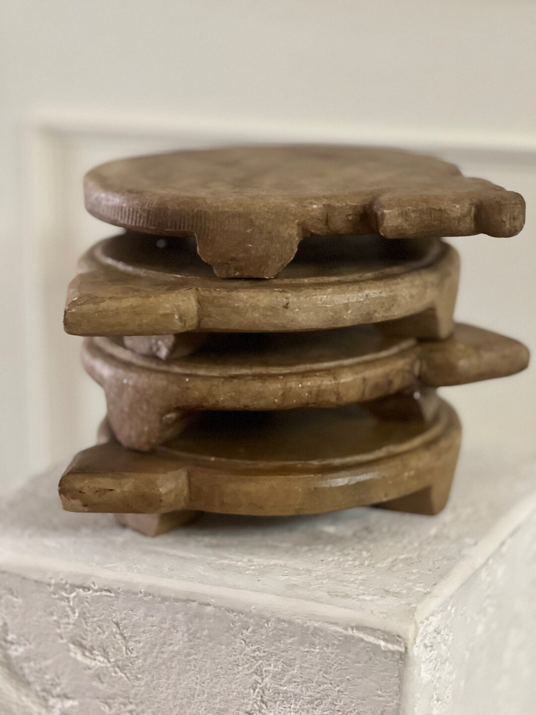 Dark Chapati Marble Riser - Etsy