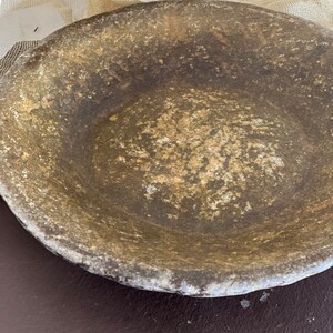 Vintage Small Stone Plate - Etsy