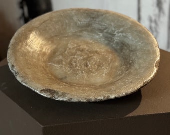 Vintage Stone Platter, Organic Plate, Vintage Black Stone Plate ...